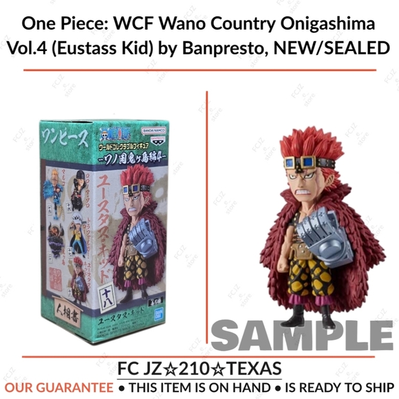 Banpresto | Toys | One Piece Wcf Wano Country Onigashima Vol4 Eustass ...